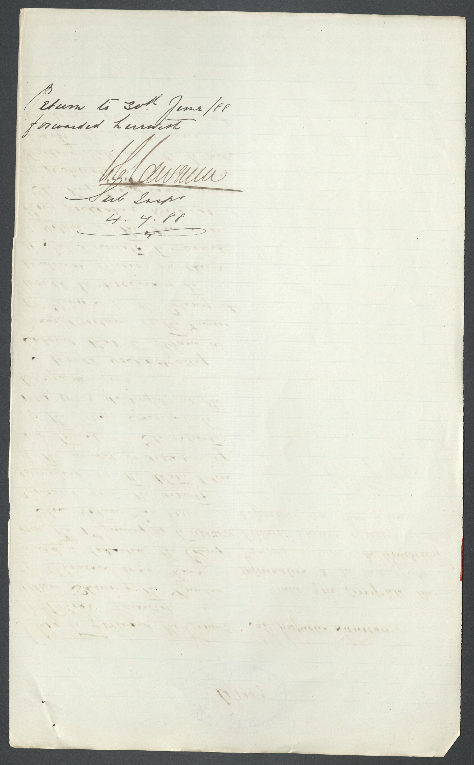 Page42 1888, Collector of Customs - Return of Chinese | UWA Collected
